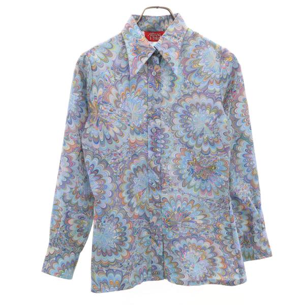 ■ 商品詳細 ■ブランド：Allison Peters / -対象：レディース年代：70sアイテム：シャツサイズ表記：9※参考サイズ：レディースMサイズ相当 ※実寸サイズを参考にしてください。着丈：約65cm身幅：約44cm肩幅：約37cm...