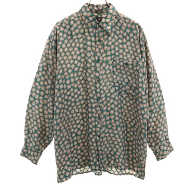 ■ 商品詳細 ■ブランド：オレグカッシーニ / OLEG CASSINI対象：メンズアイテム：シャツサイズ表記：M※参考サイズ：メンズMサイズ相当 ※実寸サイズを参考にしてください。着丈：約81cm身幅：約53cm肩幅：約53cm袖丈：約6...