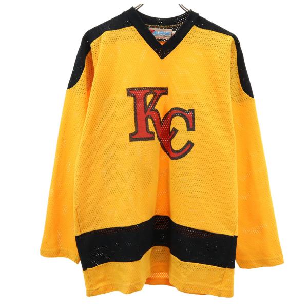 ■ 商品詳細 ■ブランド：アルファ / ALPHA対象：メンズ年代：80s 90sアイテム：メッシュ ユニフォーム シャツサイズ表記：M※参考サイズ：メンズMサイズ相当 ※実寸サイズを参考にしてください。着丈：約72cm身幅：約52cm肩幅...