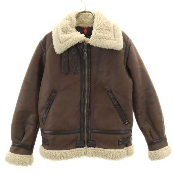 ■ 商品詳細 ■ブランド：アルファインダストリーズ / ALPHA INDUSTRIES INC対象：レディースアイテム：B-3 フェイク ムートンジャケットサイズ表記：S※参考サイズ：レディースSサイズ相当 ※実寸サイズを参考にしてくださ...