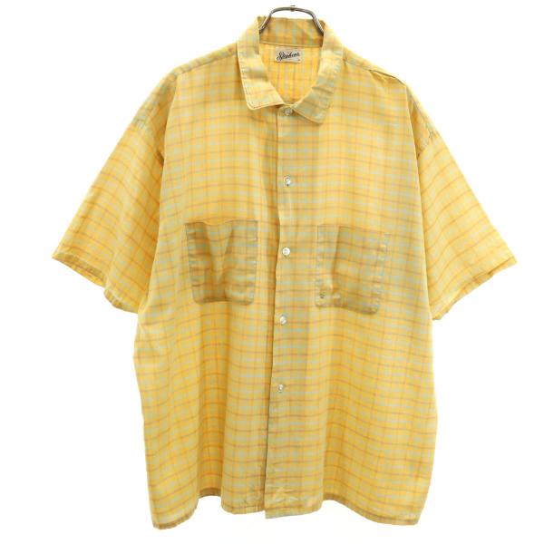 ■ 商品詳細 ■ブランド：Stephens / -対象：メンズ年代：60sアイテム：シャツサイズ表記：XL※参考サイズ：メンズXLサイズ相当 ※実寸サイズを参考にしてください。着丈：約72cm身幅：約63cm肩幅：約54cm袖丈：約24cm...