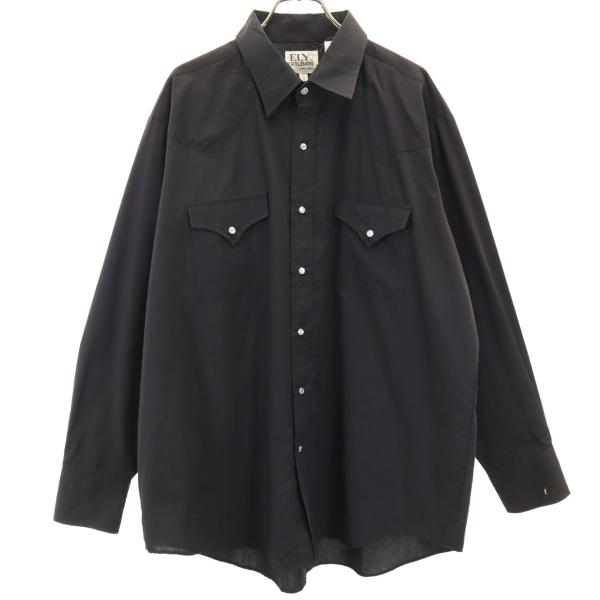 ■ 商品詳細 ■ブランド：エリーキャトルマン / ELY CATTLEMAN対象：メンズ年代：70s 80sアイテム：ウエスタンシャツサイズ表記：17/35※実寸サイズを参考にしてください。着丈：約82cm身幅：約65cm肩幅：約51cm袖...