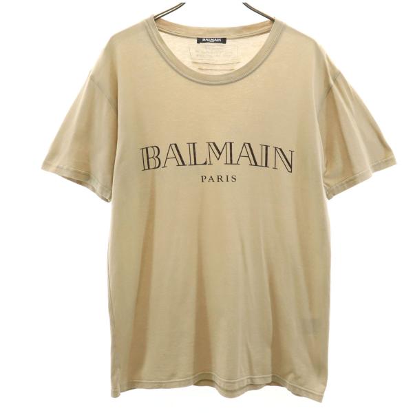 BALMAIN バルマン 半袖 Tシャツ XS ベージュ メンズ BALMAIN（バルマン） 半袖 Tシャツ XS ベージュ メンズ 古着 中古