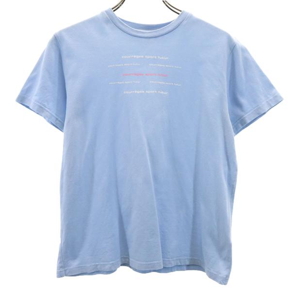 ■ 商品詳細 ■ブランド：クレージュ スポーツフューチャー / courreges sport futur対象：レディースアイテム：Tシャツサイズ表記：38※参考サイズ：レディースMサイズ相当 ※実寸サイズを参考にしてください。着丈：約52...