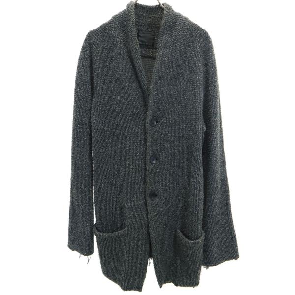 ■ 商品詳細 ■ブランド：オーレット / OURET対象：メンズ生産国：日本アイテム：コットンニット ショルカラー ジャケットサイズ表記：不明※実寸サイズを参考にしてください。着丈：約82cm身幅：約55cm裄丈：約98cm素材：綿51％他...