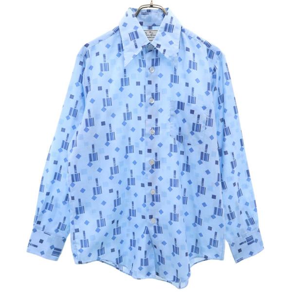 ■ 商品詳細 ■ブランド：Prince Romano / -対象：メンズ年代：70s 80sアイテム：シャツサイズ表記：不明※実寸サイズを参考にしてください。着丈：約78cm身幅：約59cm肩幅：約45cm袖丈：約62cm素材：ポリエステル...