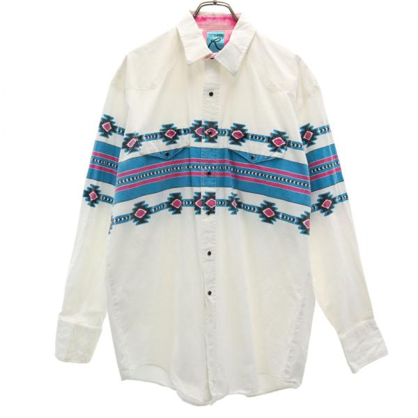 ■ 商品詳細 ■ブランド：ローパー / ROPER対象：メンズ年代：90s生産国：アメリカアイテム：ウエスタンシャツサイズ表記：XL※参考サイズ：メンズXLサイズ相当 ※実寸サイズを参考にしてください。着丈：約86cm身幅：約66cm肩幅：...