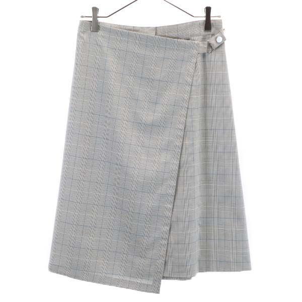 ■ 商品詳細 ■ブランド：ディレクトワール / DIRECTOIRE対象：レディースアイテム：ラップスカートサイズ表記：38※参考サイズ：レディースMサイズ相当 ※実寸サイズを参考にしてください。ウエスト：約70cmスカート総丈：約64cm...