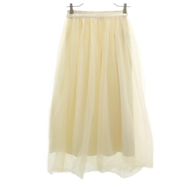 ■ 商品詳細 ■ブランド：アメリ / AMERI UNDRESSED対象：レディースアイテム：シフォン ギャザースカートサイズ表記：M※参考サイズ：レディースMサイズ相当 ※実寸サイズを参考にしてください。ウエスト：約64cmスカート総丈：...