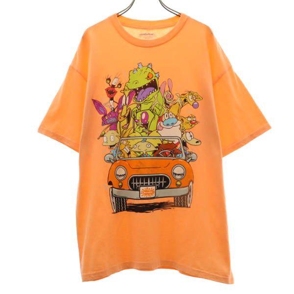 ■ 商品詳細 ■ブランド：ニコロデオン / Nickelodeon対象：メンズアイテム：Tシャツサイズ表記：L※参考サイズ：メンズLサイズ相当 ※実寸サイズを参考にしてください。着丈：約69cm身幅：約51cm肩幅：約52cm袖丈：約22c...