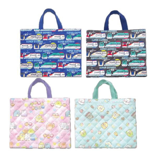 【レッスンバッグ】キャラクター キルトレッスンバッグ◯ポリエステル素材で乾きやすい。◯軽くてお子様にも持ちやすい。◯シューズバッグや体操服入れと揃えて持ちたい♪◯机のフックにかけやすい、引っかけループ付き。【アイテム】キャラクター キルトレ...