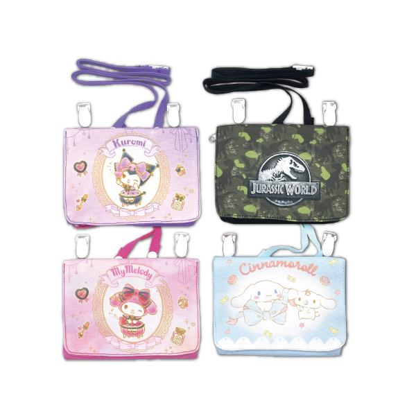 【移動ポケット】キャラクター 移動ポケット(ショルダーひも付)【メール便】○キャラクターのかわいいデザインの移動ポケット♪○ポケットがない服やバッグにクリップで簡単に取り付けられます。○ショルダーひも付きでポシェットとしても使えます。○ティ...