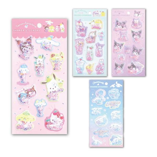 【ステッカー】サンリオ シェイカーシール【メール便対応】◯大人気！「サンリオキャラクターズ」のシェイカーシール。◯お友達とのシール交換やコレクションとしても人気です！※こちらの商品は１ご家族様《2点まで》とさせていただきます。※複数回に分け...