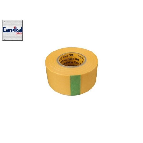 ボディーの隙間の養生やゴムやプラスチック保護にお使い下さい。磨き作業の際にアルミ部分やモールの養生をする際の必需品です。3Mマスキングテープ 24mm 1巻 (幅24mm・長さ18m)