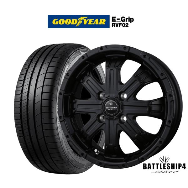 ■ホイールカラー：マットブラックサイズ：15インチ 5.0JPCD/INSET：4穴100mm→+45■タイヤサイズ：165/60R15 77H シーズン：サマータイヤ■参考車種ミツビシ デリカD:2 デリカミニ ミラージュスズキ Kei ...