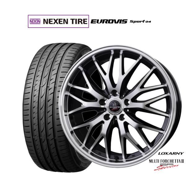 ■ホイールカラー：ブラック/フェイスポリッシュサイズ：18インチ 7.5JPCD/INSET：5穴100mm→+48、5穴114.3mm→+40,+48,+55■タイヤサイズ：215/45R18 93W XL シーズン：サマータイヤ■参考車...
