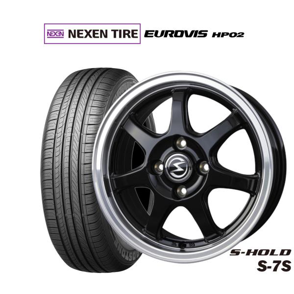 ■ホイールカラー：ブラック/リムポリッシュサイズ：15インチ 5.5JPCD/INSET：4穴100mm→+42■タイヤサイズ：175/65R15 84H シーズン：サマータイヤ■参考車種トヨタ アクア カローラアクシオ カローラフィールダ...