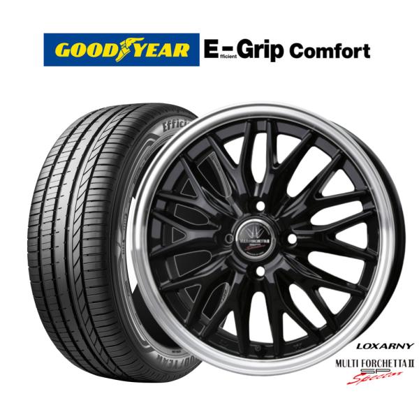 ■ホイールカラー：ブラック/リムポリッシュサイズ：16インチ 5.0JPCD/INSET：4穴100mm→+45■タイヤサイズ：165/50R16 75V シーズン：サマータイヤ■参考車種ニッサン サクラ デイズ(DAYZ) デイズルークス...