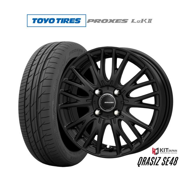 ■ホイールカラー：マットブラックサイズ：14インチ 4.5JPCD/INSET：4穴100mm→+45■タイヤサイズ：165/60R14 75H シーズン：サマータイヤ■参考車種ニッサン NV100クリッパーリオミツビシ eKアクティブ タ...