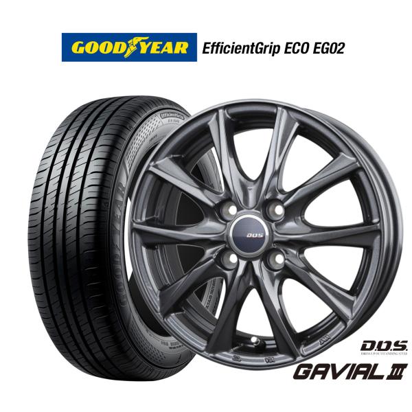 ■ホイールカラー：ディープメタルサイズ：14インチ 5.5JPCD/INSET：4穴100mm→+38■タイヤサイズ：165/70R14 81S シーズン：サマータイヤ■参考車種トヨタ アクア サクシード スペイド パッソ プロボックス ベ...