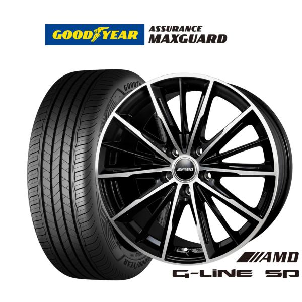 ■ホイールカラー：ブラックポリッシュサイズ：16インチ 6.5JPCD/INSET：5穴100mm→+45、5穴114.3mm→+38,+48,+53■タイヤサイズ：205/60R16 92V シーズン：サマータイヤ■参考車種トヨタ エステ...