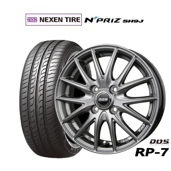 ■ホイールカラー：スピリットシルバーサイズ：14インチ 4.5JPCD/INSET：4穴100mm→+45■タイヤサイズ：165/55R14 72V シーズン：サマータイヤ■参考車種ニッサン NV100クリッパー オッティ クリッパー ピノ...