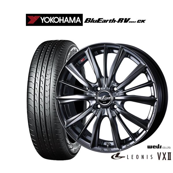 ■ホイールカラー：クラシカルガンメタサイズ：15インチ 4.5JPCD/INSET：4穴100mm→+45■タイヤサイズ：165/55R15 75V シーズン：サマータイヤ■参考車種ニッサン デイズ(DAYZ) デイズルークス モコホンダ ...