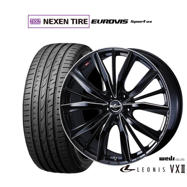 ■ホイールカラー：ブラックSCマシニング(BKSC)サイズ：17インチ 7.0JPCD/INSET：5穴100mm→+47、5穴114.3mm→+42,+47■タイヤサイズ：225/50R17 98W XL シーズン：サマータイヤ■参考車種...