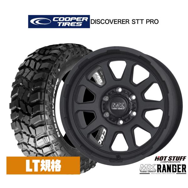 ■ホイールカラー：マットブラック(MTBK)(6-139)サイズ：17インチ 8.0JPCD/INSET：6穴139mm→+20■タイヤサイズ：265/70R17 121/118Q LT RWL（レイズドホワイトレター） 10PR シーズン...