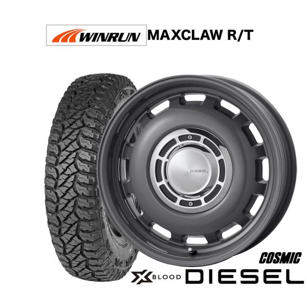 ■ホイールカラー：マウスグレーサイズ：16インチ 6.0JPCD/INSET：5穴139mm→-5■タイヤサイズ：185/85R16 105/103N LT ホワイトレター (2022年製)シーズン：サマータイヤ■参考車種スズキ ジムニー ...