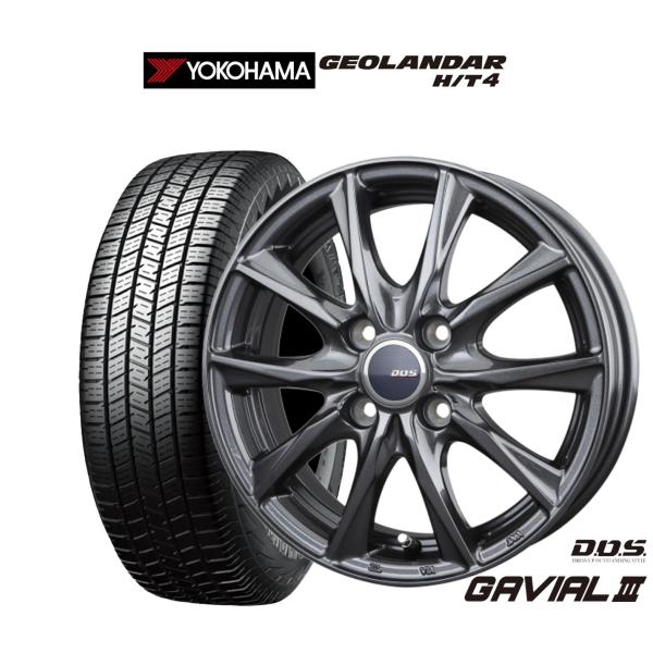 ■ホイールカラー：ディープメタルサイズ：15インチ 5.5JPCD/INSET：4穴100mm→+42■タイヤサイズ：215/70R15 103H XL (M+S) シーズン：サマータイヤ■参考車種トヨタ ライズ(PCD:4-100)ダイハ...