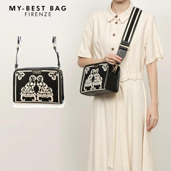 ■SIZE：幅23cm×高さ17cm×マチ7cm■素材：本体：ポリエステル100％ 付属：本革100％■原産国：イタリア