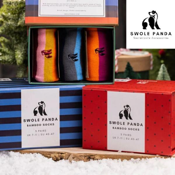 【SWOLE PANDA】ソックスは見栄えが良いだけでなく、これまでに製造された中で最高品質で、長持ちし、持続可能な竹製ソックスです。高含有バンブー素材ブレンド 耐久性、快適性、通気性、そして見た目の美しさを保ちながら、竹の素晴らしい利点を...