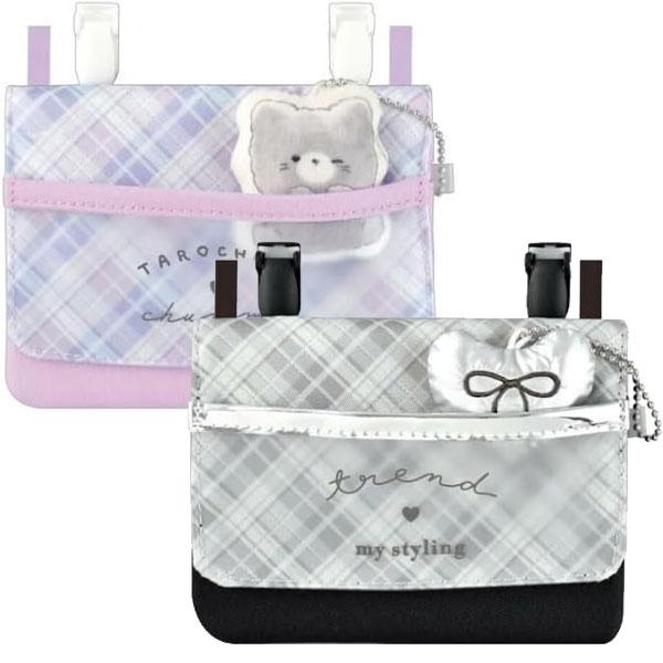 便利なワイドポシェットポケットです。 裏面にティッシュポケット付き。ポケットがない服でもクリップで簡単取付！お出かけに便利なショルダー紐付き。入れやすいワイドタイプです。マスク　ヘアアクセサリー　ばんそうこう　ハンカチ　ティッシュ　おかしな...