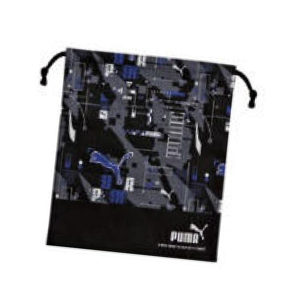 待望の2024年最新柄登場！スポーツブランドの定番・PUMA！！給食エプロンなどが入るサイズの巾着袋です。本体内側にネームタグ付き■サイズ：約H280×W250×D5ｍｍ、34ｇ★メール便発送可★日時指定・ラッピングはできませんのでご了承く...