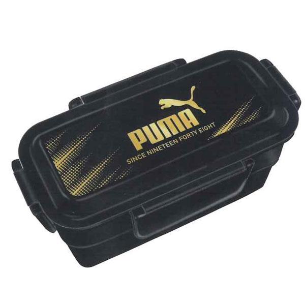 待望の2026年最新柄登場！スポーツブランドの定番・PUMA！！かっこいい2段の弁当箱です。仕切付き。食器洗い乾燥機使用可能、フタを外して電子レンジ可能。汁漏れしにくい4点ロック。角が少なく洗いやすいＴ字型仕切り付き。容量600ｍｌ（上33...
