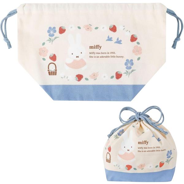 ミッフィーのランチアイテムに2026年最新柄が登場！アフタヌーンティーをイメージしたブリティッシュなデザインです♪かわいいランチバッグです。巾13ｃｍのマチ付き。■サイズ：W27×D0.7×H17cm 重量：31g■素材：綿★メール便発送可...