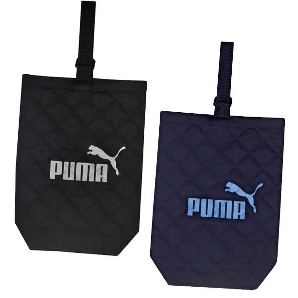 スポーツブランドの定番・PUMA！！かっこいいシューズケースです！・本体生地はキルティング加工・本体内側にネームタグ付■本体サイズ：H295×W210×D70mm、55g■材質：綿、ポリエステル【メール便発送可】日時指定・ラッピングはできま...