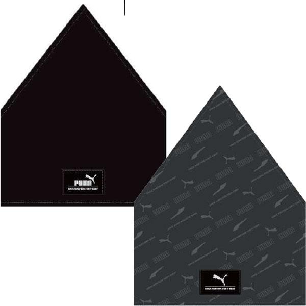 PUMAのかっこいい三角巾です。かぶるだけで付けられる！カンタンに着脱できるゴムバンド付。オリジナルデザインの織ネーム付き。●本体サイズ：　PM582/M　約Ｈ320×Ｗ167×Ｄ167mm 頭囲53〜58cm 　PM583/L　約Ｈ350...