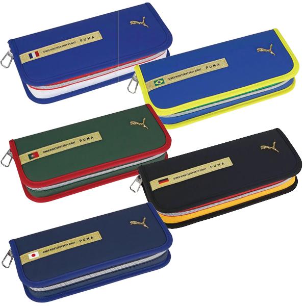 スポーツブランドの定番・PUMA！！PUMAよりサッカー強豪国をモチーフにしたペンケースが登場。ペンホルダー付で整理整頓しやすく、大きく開いて使いやすい。PUMAのキャットロゴがメタル仕様で、各国のイメージカラーに映えるカッコいいデザインに...