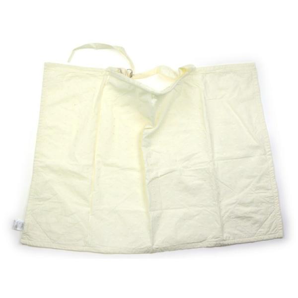 ブランド：Bebe Au Lait(ベベオレ)カテゴリー：授乳ケープ・カバーサイズ：ママ向けアイテム色：ライトイエロー状態：★★記名：なしジャンル：Mother実寸約61×86cm。本体は綿布帛素材。内側に黒っぽい汚れが見られ、ポケットのパ...