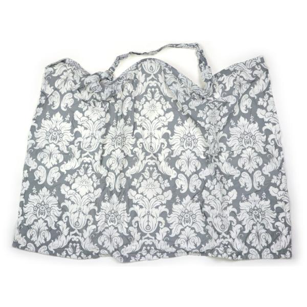 ブランド：Bebe Au Lait(ベベオレ)カテゴリー：授乳ケープ・カバーサイズ：ママ向けアイテム色：グレー、白い花柄状態：★★記名：なしジャンル：Mother62．4×89．2cm。裾の真ん中にシミがあり、全体的にシワになっていますが、...