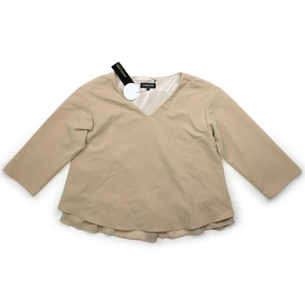 ブランド：Angeliebe(エンジェリーベ)カテゴリー：マタニティトップスサイズ：ママ向けアイテム色：ベージュ状態：N記名：なしジャンル：Mother実寸は、肩幅約48.7 cm、サイドネックポイントから総丈約50.3 cm、胸囲約51....