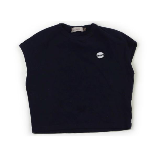 ブランド：DADWAY(ダッドウェイ)カテゴリー：Tシャツ・カットソーサイズ：100サイズ色：紺状態：★★（返品不可）記名：なしジャンル：GirlD.fesenseです。前身頃に白っぽい汚れ、油じみが見られます。普段使いにいかがでしょうか。