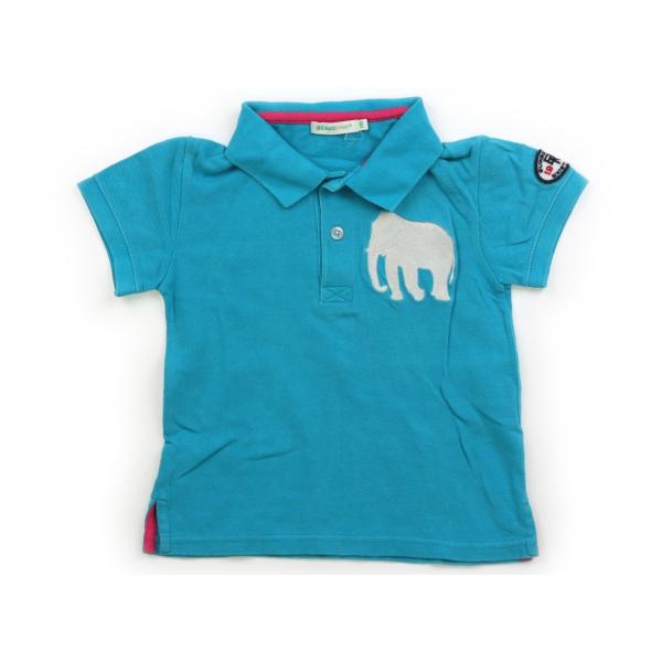 ブランド：BEAMS(ビームス)カテゴリー：ポロシャツサイズ：110サイズ色：ブルー、オフホワイト、ゾウ状態：★★（返品不可）記名：なしジャンル：Boy全体にかなり洗いざらし感と色褪せが見受けられます。まだまだ普段着として活躍してくれそうです。