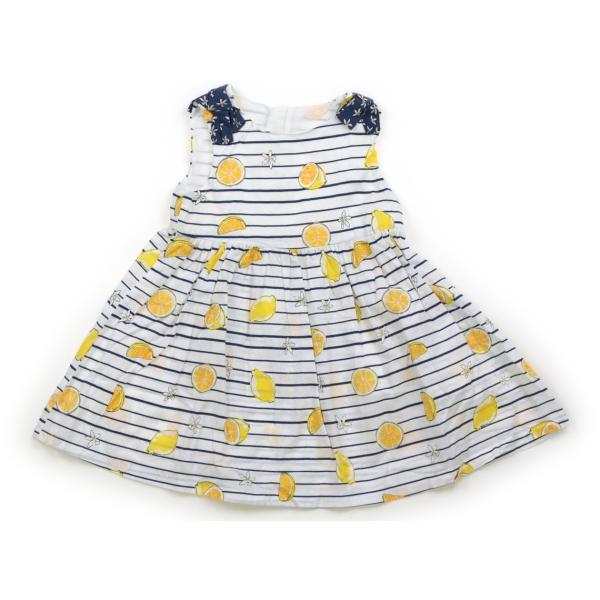 ブランド：Dave&amp;Bella(デイブアンドベラ)カテゴリー：ワンピースサイズ：80サイズ色：ホワイト・ネイビー・ストライプ・レモン柄状態：★★（返品不可）記名：なしジャンル：Girl実際のサイズ表記は24M。コットン素材、シャツ生...