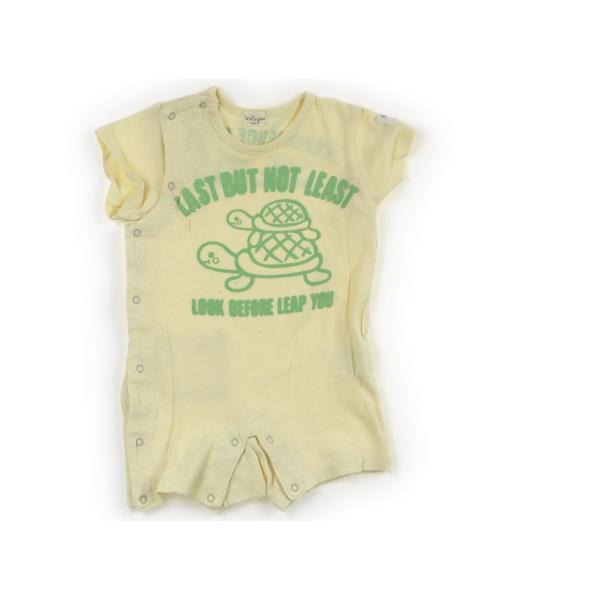 ブランド：Kids Zoo(キッズズー)カテゴリー：カバーオールサイズ：80サイズ色：黄色、カメ柄状態：★★（返品不可）記名：なしジャンル：Boy全体に毛羽立ちがあり、所々に毛玉があります。カットソー地です。