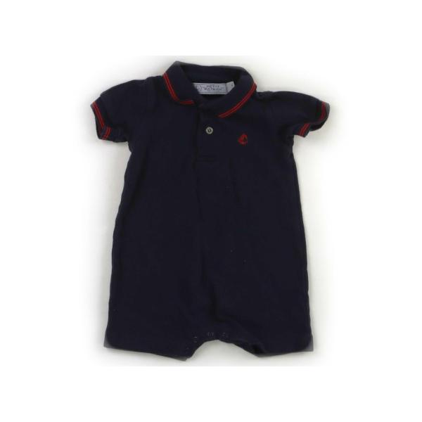 ブランド：PETIT BATEAU(プチバトー)カテゴリー：カバーオールサイズ：70サイズ色：ネイビー・レッドライン状態：★★（返品不可）記名：なしジャンル：Boy実際のサイズ表記は12Mです。鹿の子素材。全体に色あせ・毛羽立ちがありますが...
