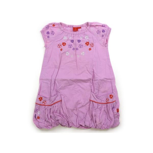 ブランド：ej sikke lej(アイシッケライ)カテゴリー：ワンピースサイズ：95サイズ色：パープル、刺繍状態：★★（返品不可）記名：なしジャンル：Girl実際のサイズ表記は98cm。前身頃に、薄く大きめのシミが複数見られます。普段使い...