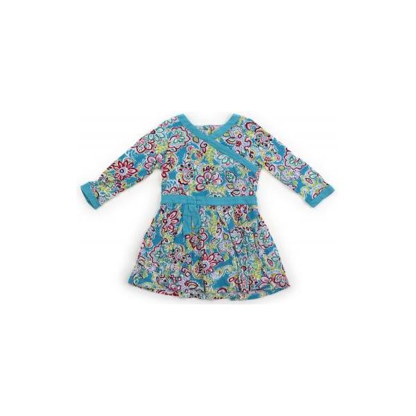 ブランド：Dave&amp;Bella(デイブアンドベラ)カテゴリー：ワンピースサイズ：90サイズ色：オフホワイト・ターコイズブルー・ボルドー花柄状態：★★記名：なしジャンル：Girl実際のサイズ表記はMです。カットソー素材で裏地はありませ...